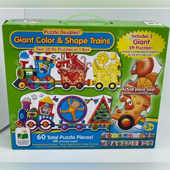 The Learning Journey | Toys | The Learning Journey Puzzle Doubles Giant ...